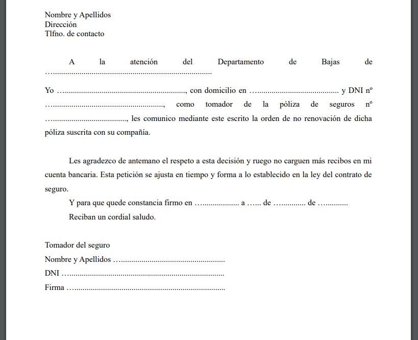 Carta De Terminación De Contrato De Trabajo - Mis Cartas