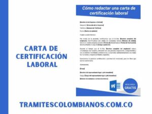 Carta Laboral De Trabajo Actual - Mis Cartas
